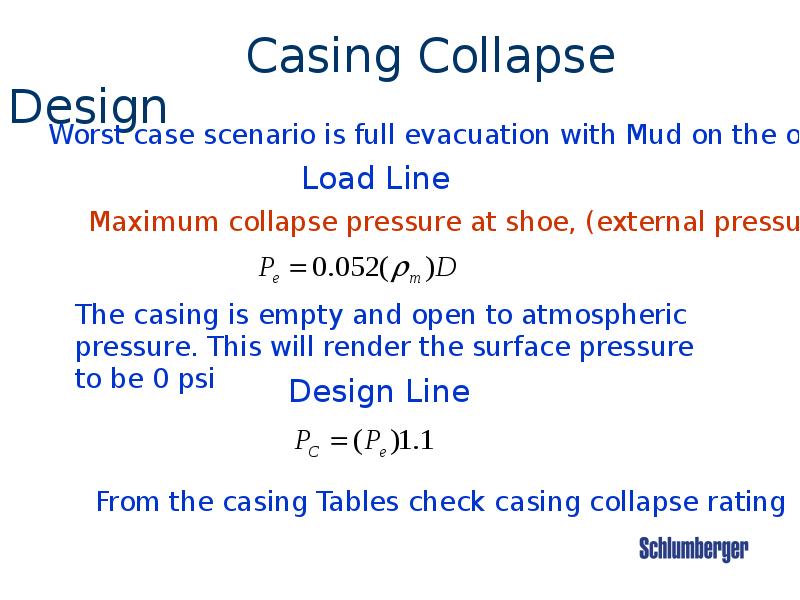 Basic Casing Design and Casing Point Selection - презентация, доклад ...