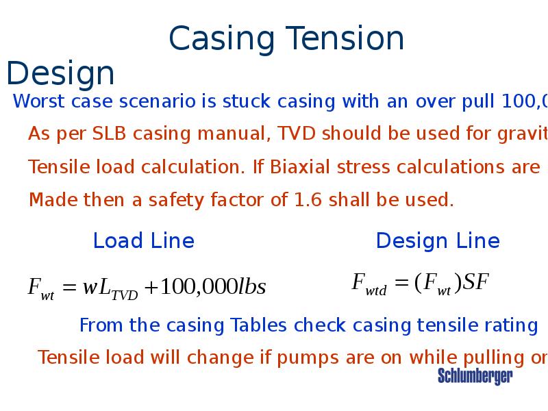 Basic Casing Design and Casing Point Selection - презентация, доклад ...