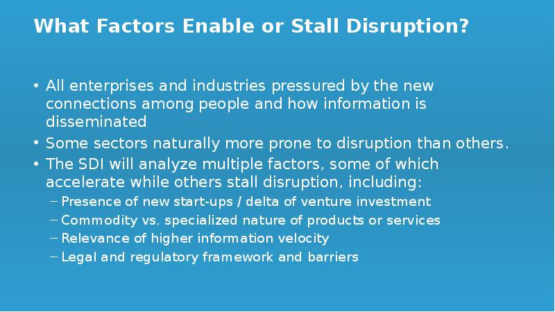 The Social Disruption Index
