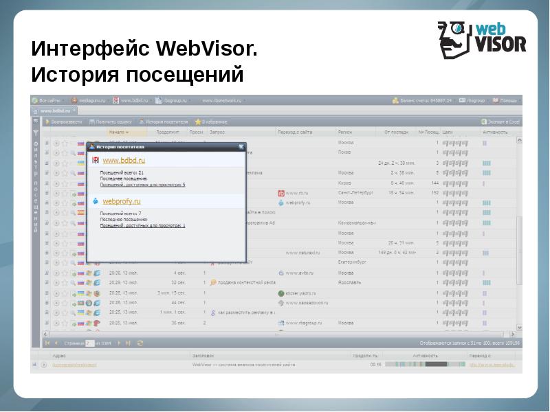 WebVisor. Как управлять поведением интернет-покупателей?