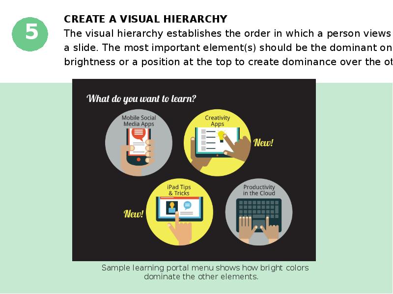 10 Visual Design Tips for eLearning and Slides - презентация, доклад ...