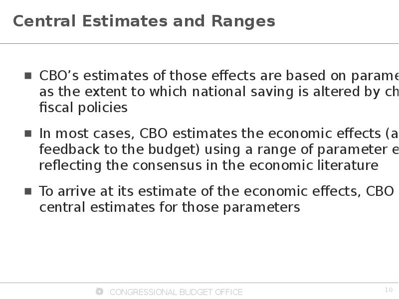 Dynamic Scoring at CBO