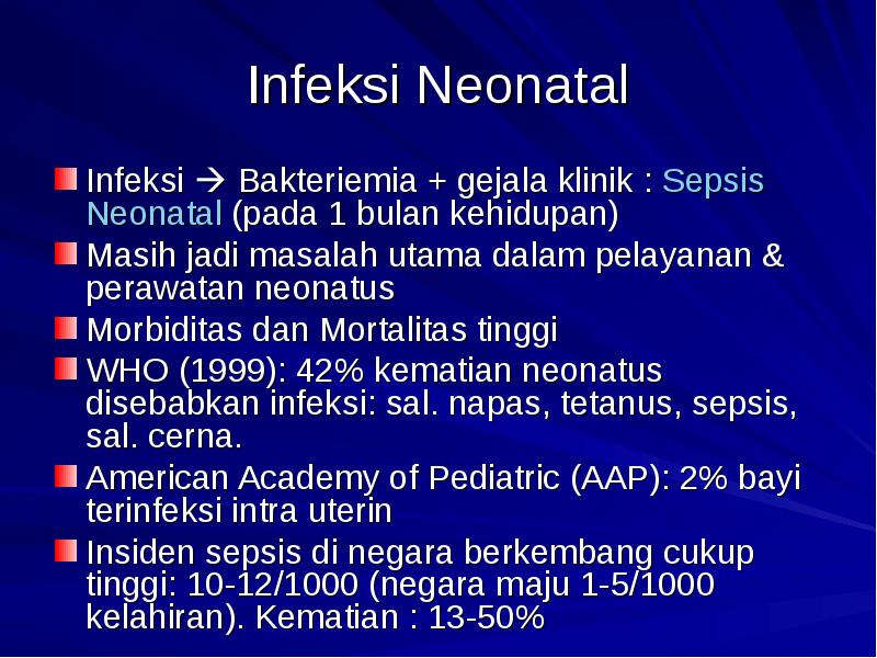 INFEKSI NEONATAL
