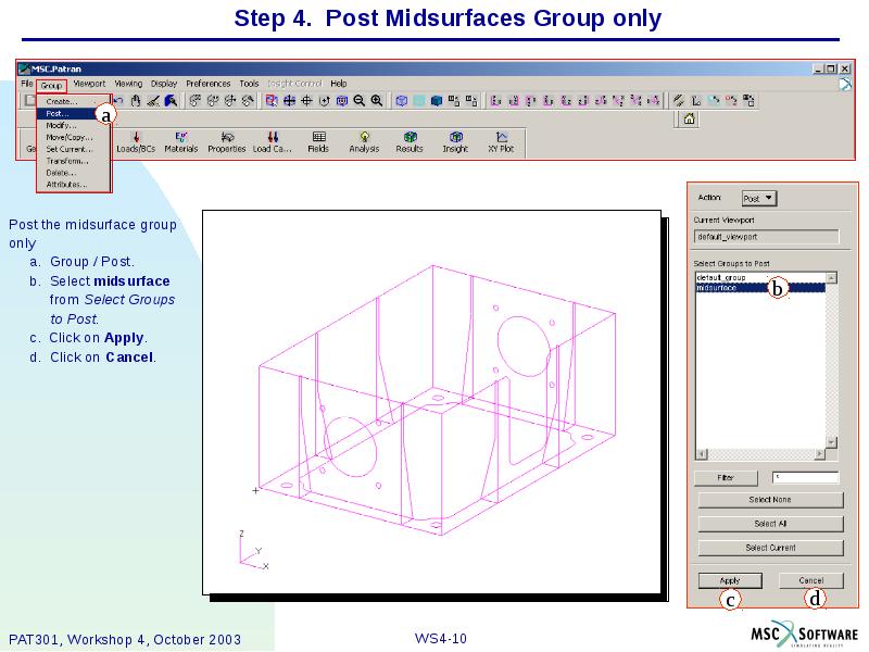 WORKSHOP 4 MID-SURFACE EXTRACTION EXAMPLE