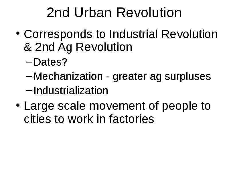 Intro to Urban Geography