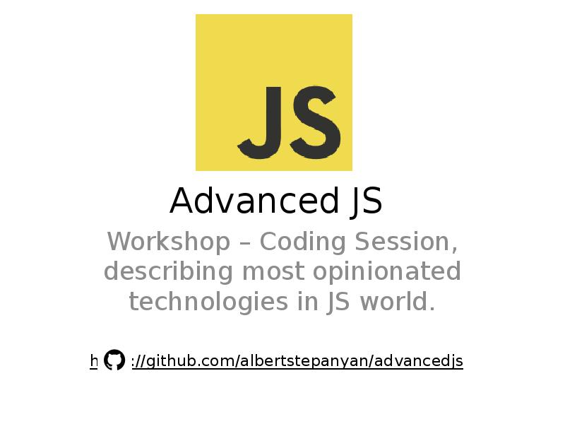 Advanced JS