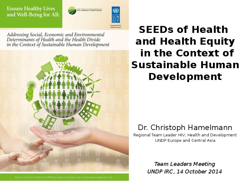 SEEDs of Health and Health Equity in the Context of Sustainable Human ...
