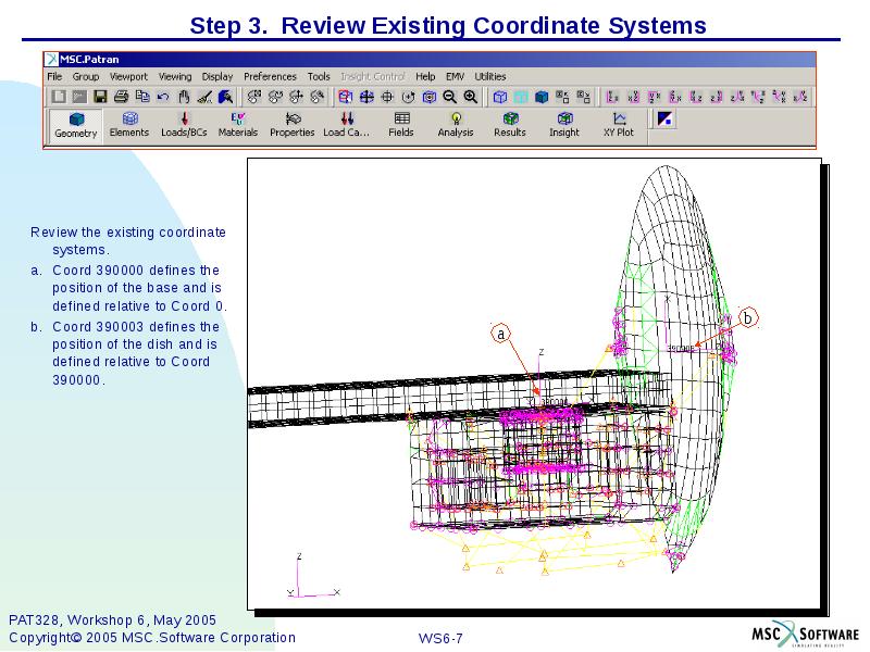 WORKSHOP 6 NESTED COORDINATE SYSTEMS
