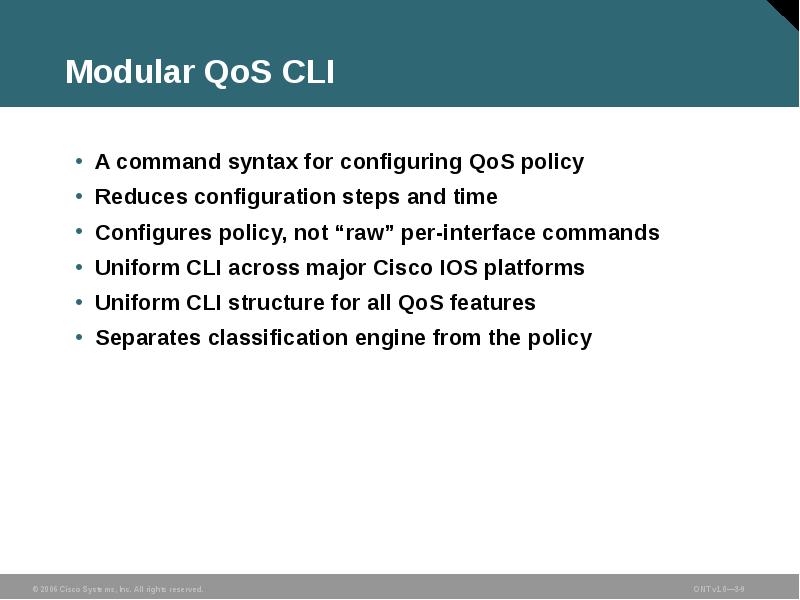 Identifying Methods for Implementing QoS