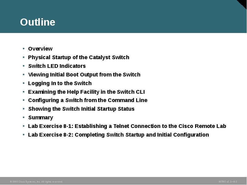 Starting a Switch