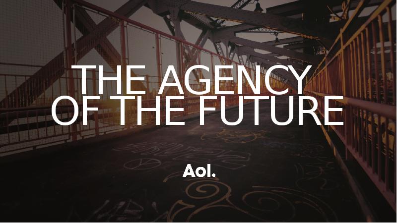 THE AGENCY OF THE FUTURE