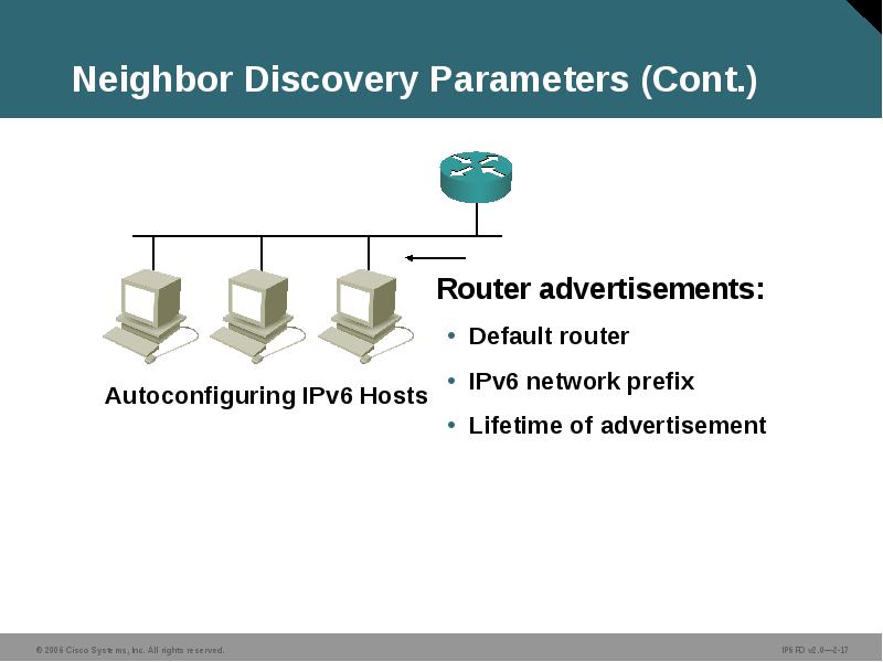 Defining and Configuring Neighbor Discovery
