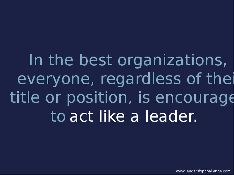 The 5 Practices of Exemplary Leadership