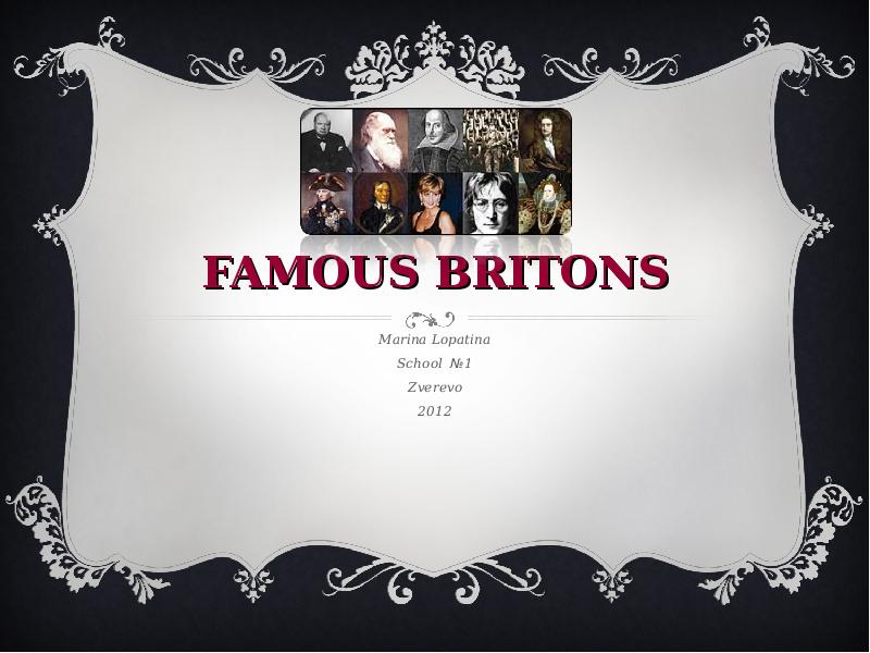 Famous Britons