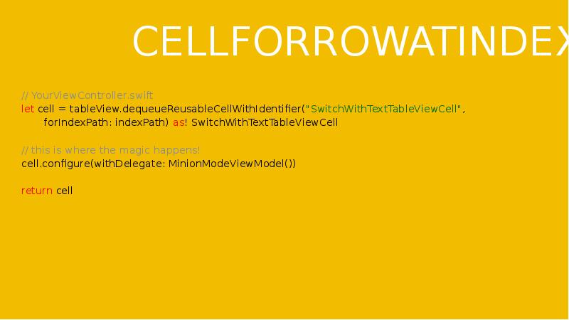 Protocol-Oriented MVVM