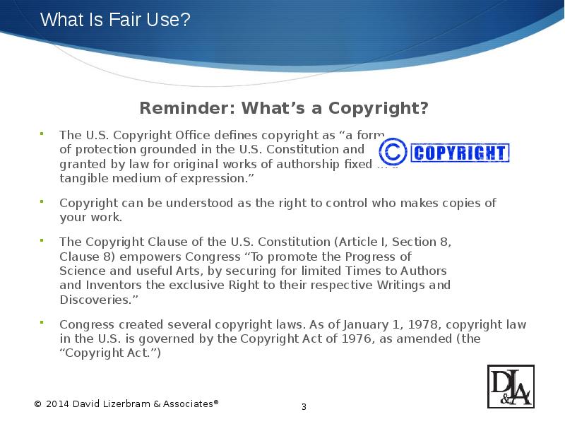 What Is Fair Use?