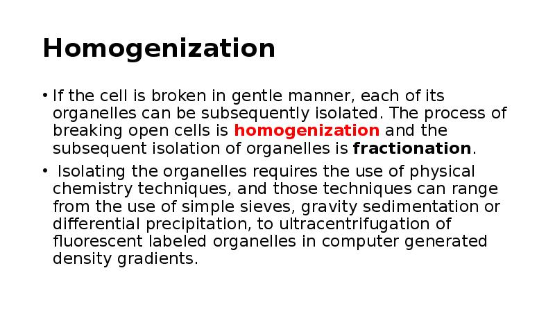 L. 2 Methods of studies of cell structure