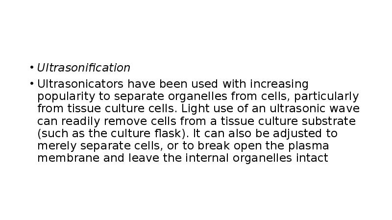 L. 2 Methods of studies of cell structure