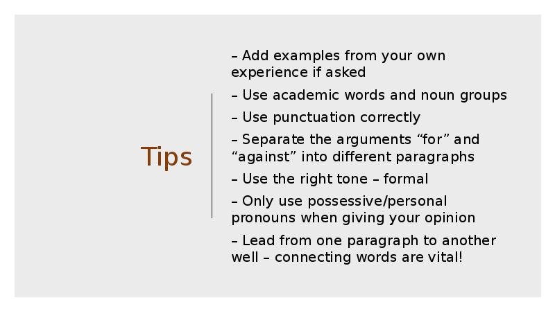 IELTS: writing