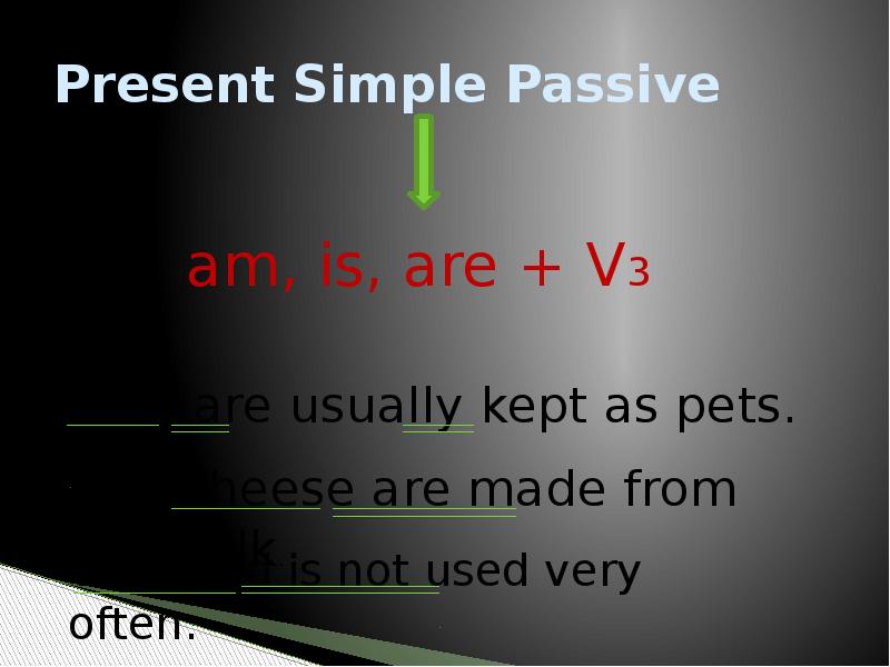 The Active/Passive Voice