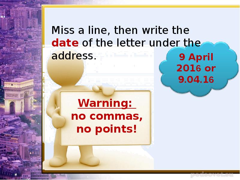 HOW TO WRITE A PERSONAL LETTER