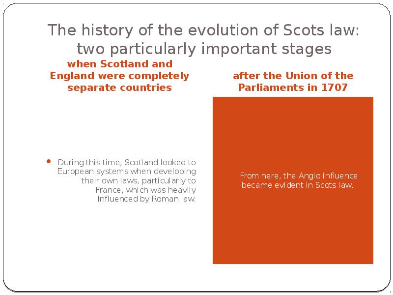 The Scottish Legal System - презентация, доклад, проект