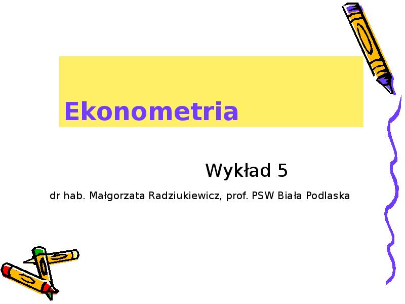 Ekonometria