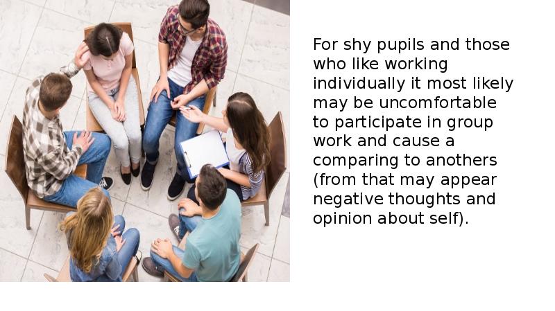 Disadvantages of learning English in groups - презентация, доклад, проект