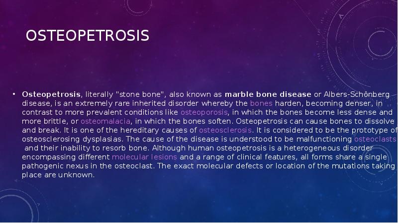 Phylogentic disorders of skeletal system