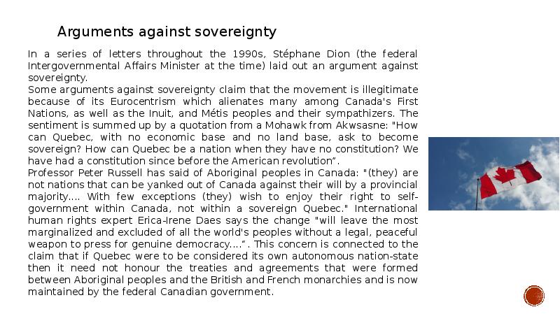 The Quebec separatist movement