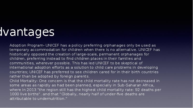 United Nations International Children's Emergency Fund - презентация ...