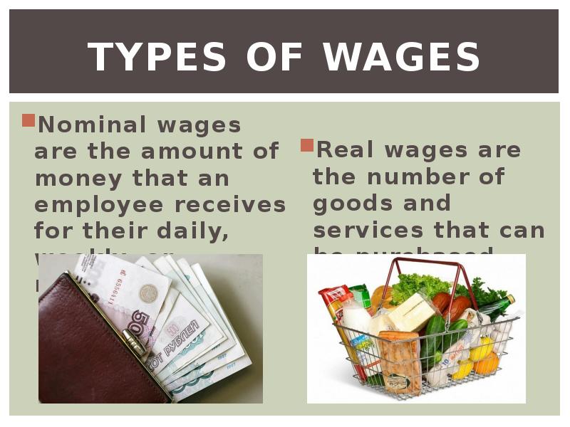 Wages. Labour market