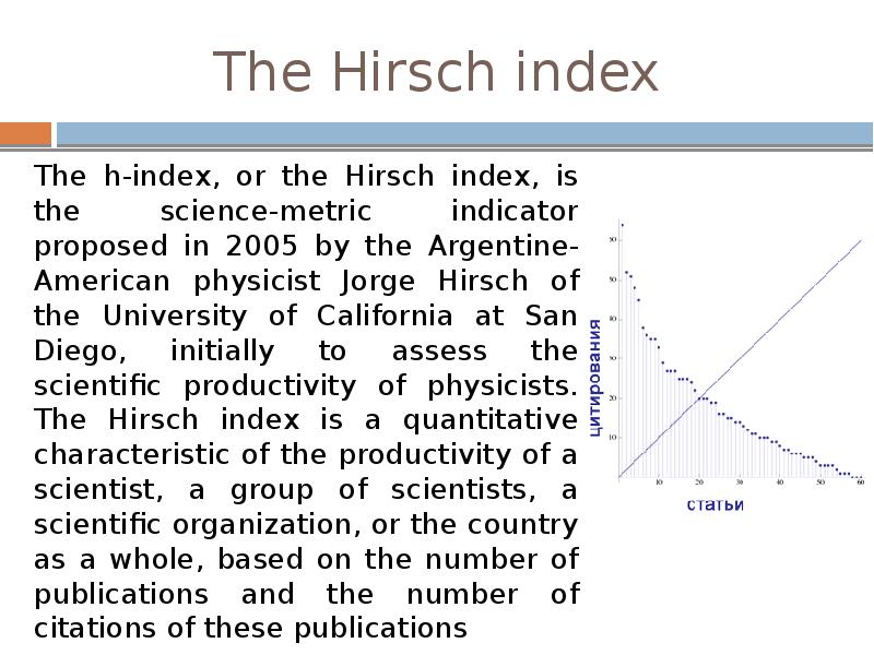 How to calculate the impact factor and h-index