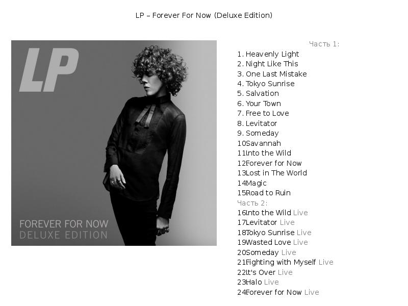 Дискография LP