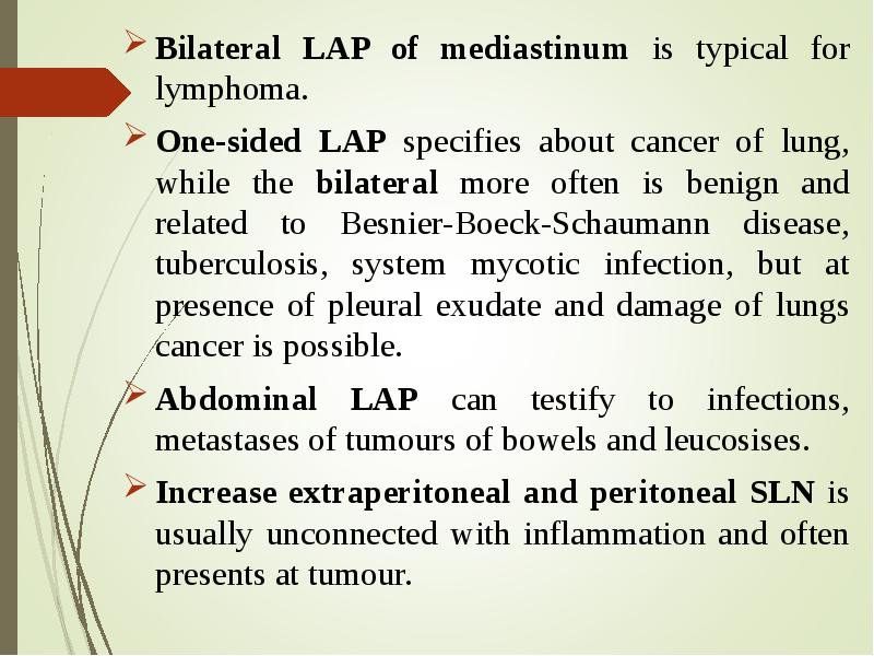 LYMPHADENOPATHY