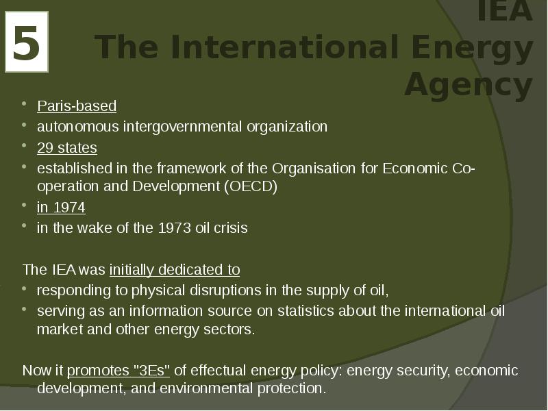 Russia's interaction with international energy organizations
