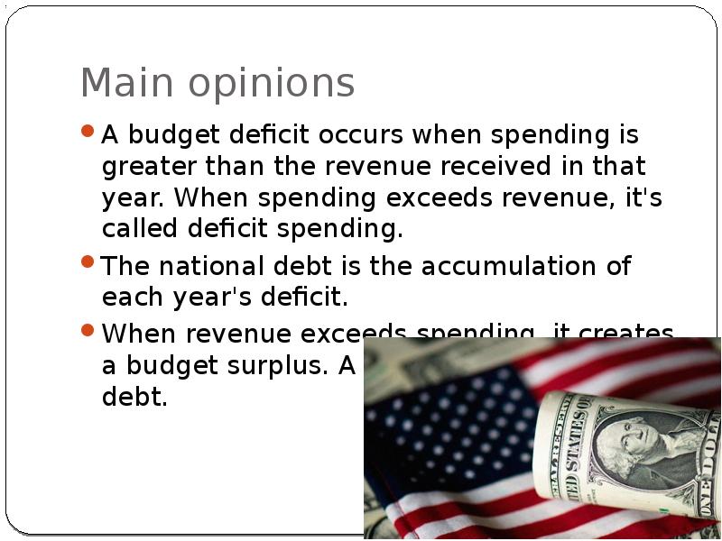 Deficit and Debt