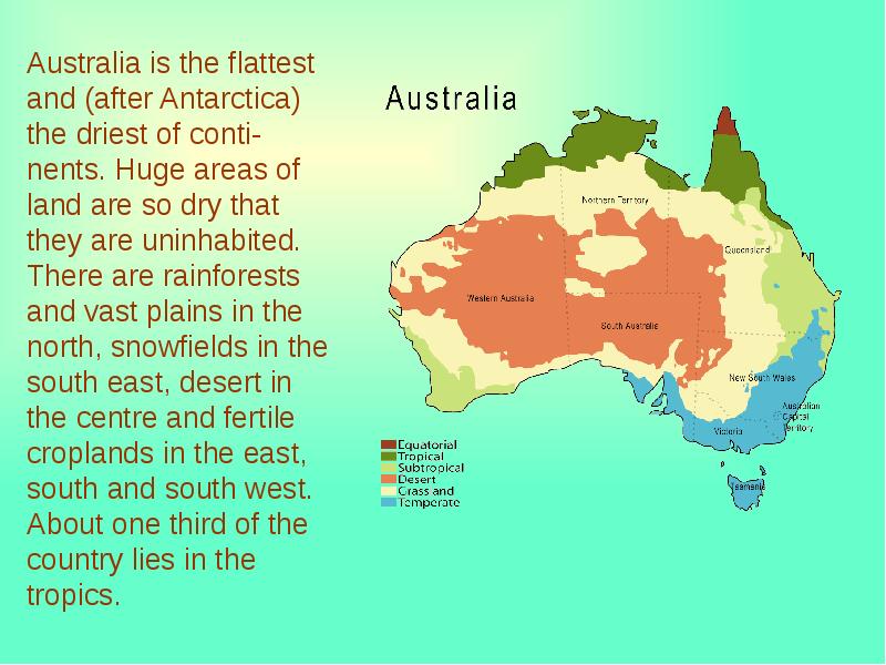A Few Words about Australia