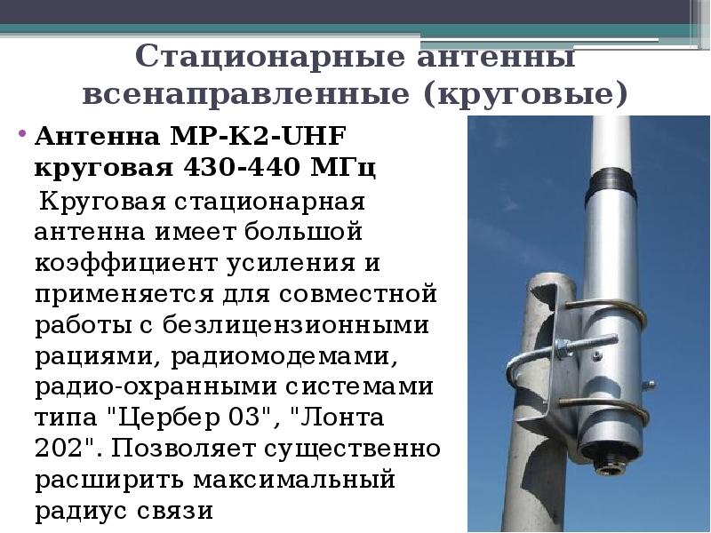 Стационарные антенны