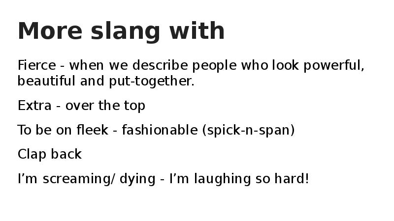 Slang