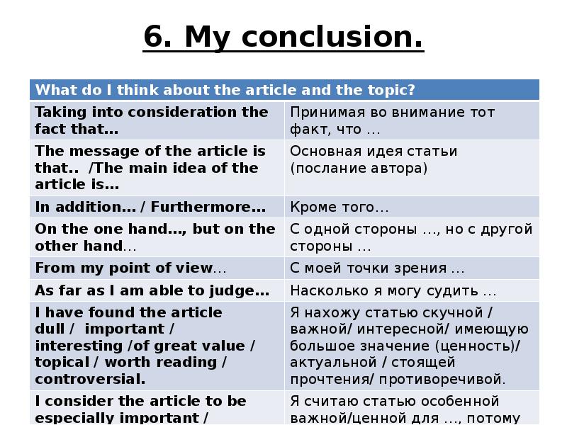 Successful article review