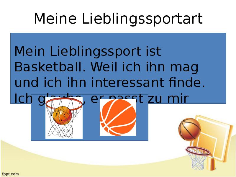 Meine Lieblingssportart