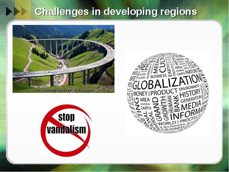 Heritage issues and challenges in developing regions