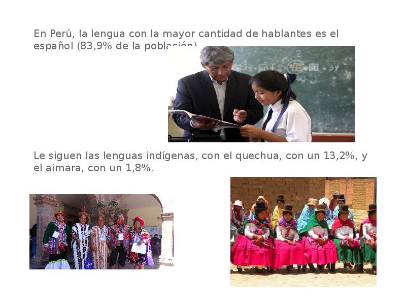 ESPAÑOL PERUANO - презентация, доклад, проект