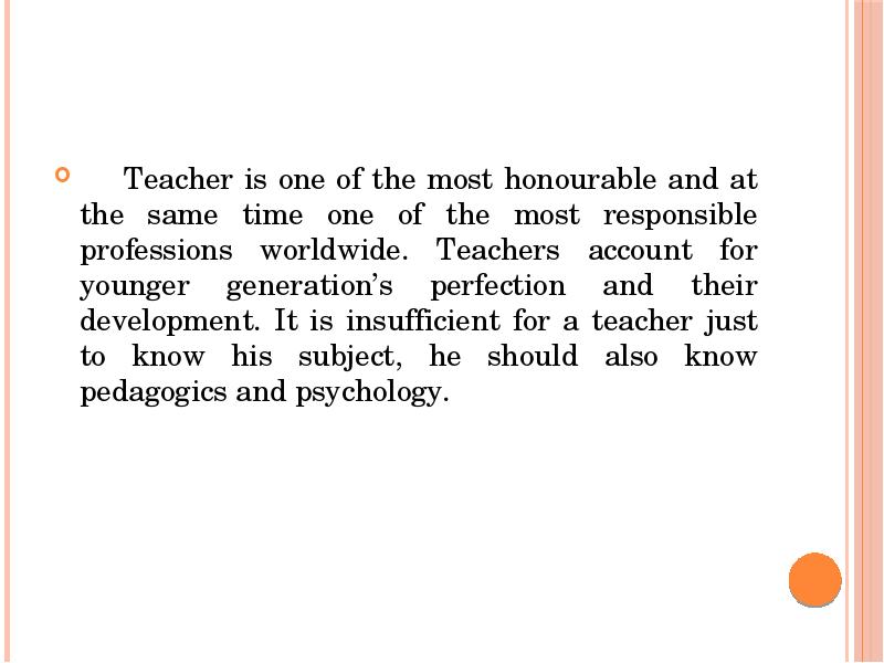 What makes a good teacher