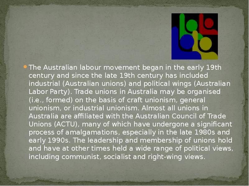 Australian labour movement