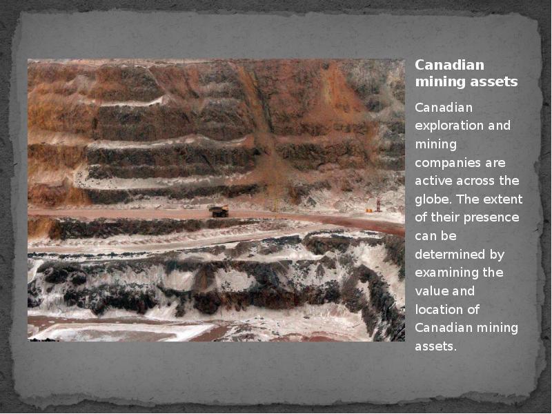 Canadian Mining Industry