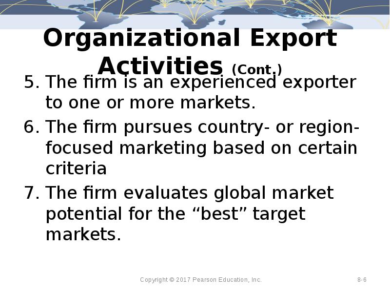 Importing, Exporting, and Sourcing Chapter 8