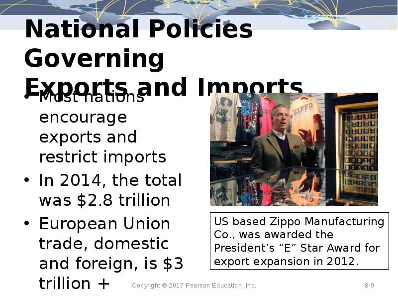 Importing, Exporting, and Sourcing Chapter 8