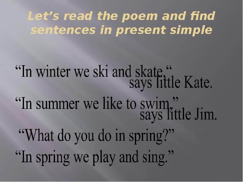 The fundamentals of English grammar The Present Simple Tense